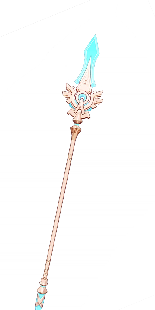 Skyward Spine : A polearm that symbolizes Dvalin's fire resolve. The ...