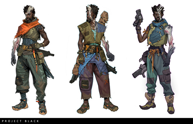 Project Black Main Character Concept