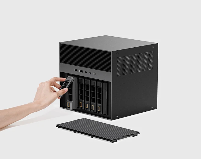 Zima Cube Private Cloud network storage Minimalism Grille texture ...