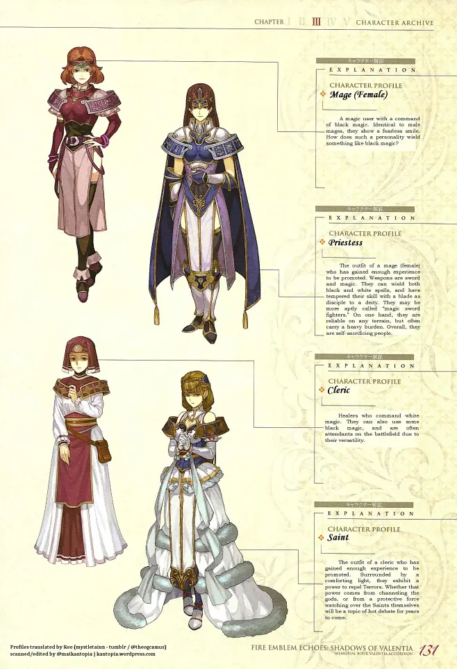 FE Echoes SOV Memorial Book: Valentia Accordion Scan/Translation Compilation Post | kantopia-花瓣网