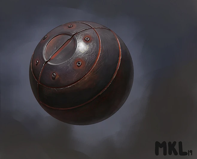 Metal studies (painted), Mikael Lav~. : Some metal studies done in ...