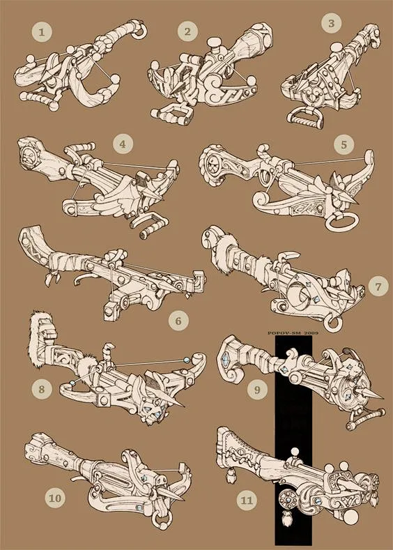 Gibberling's Crossbow_(variants) by Popov-SM equipment gear magic item ...