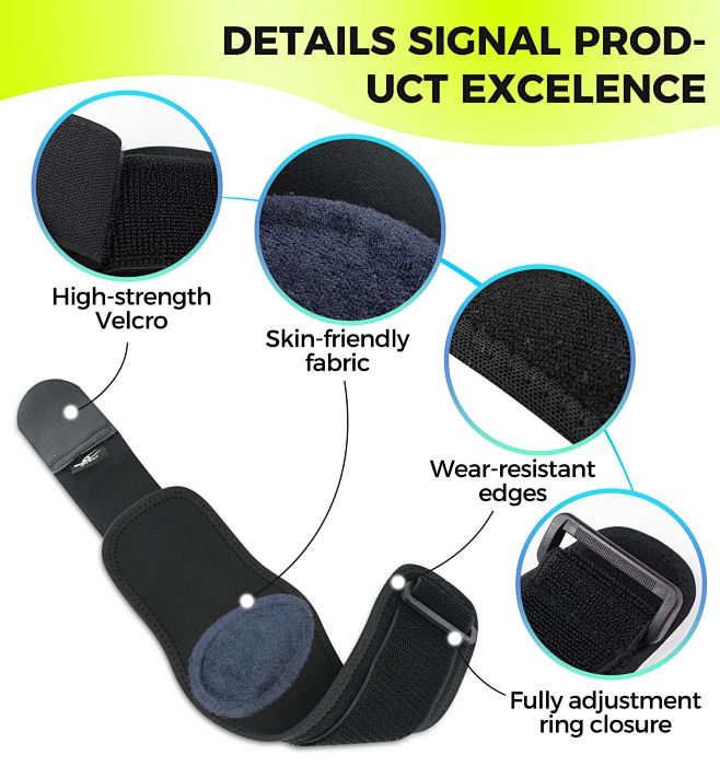 Amazon.com: HiRui Tennis Elbow Brace for Forearm Tension Relief, Elbow ...