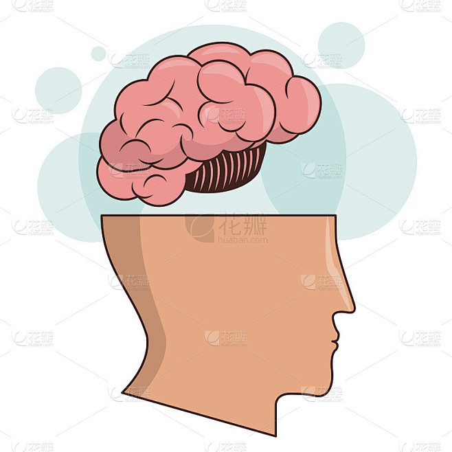 human head brain memory intelligence image