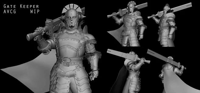 FIGUROMO: Gate Keeper Knight, Aldo Vicente : Get a close-up ...