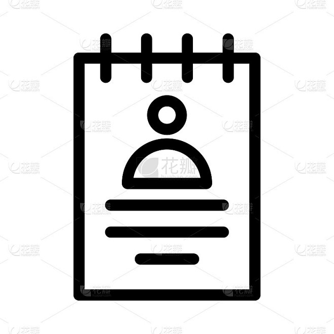 profile矢量细线图标