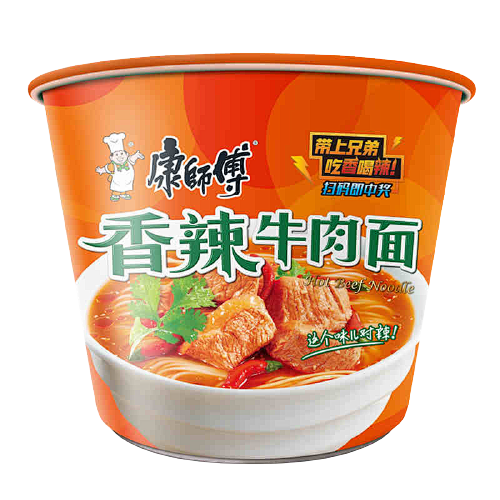 康师傅香辣牛肉面