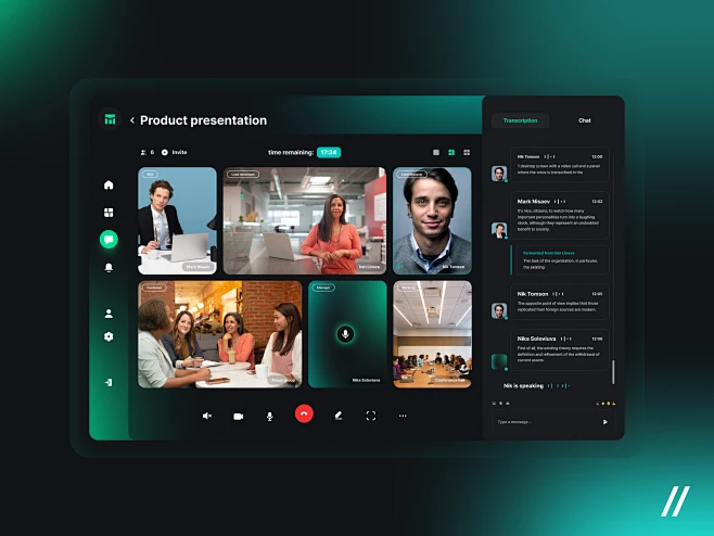 Video Call Platform by Kristina Taskaeva for Purrweb UI/UX Agency on ...