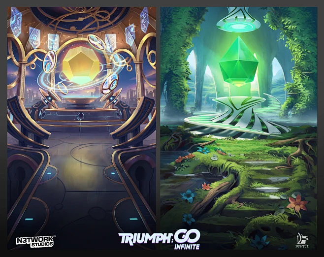 Triumph: GO Infinite – Mobile Game Environment Art-花瓣网