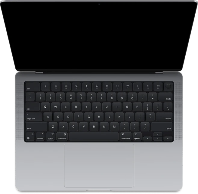 Angle 4 - MacBook Pro 14-in. (M1, 2021) Mockups : MacBook Pro 14-in ...