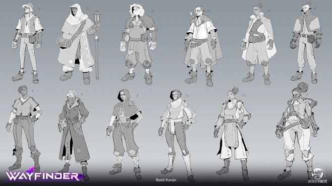Wayfinder NPC concepts-花瓣网
