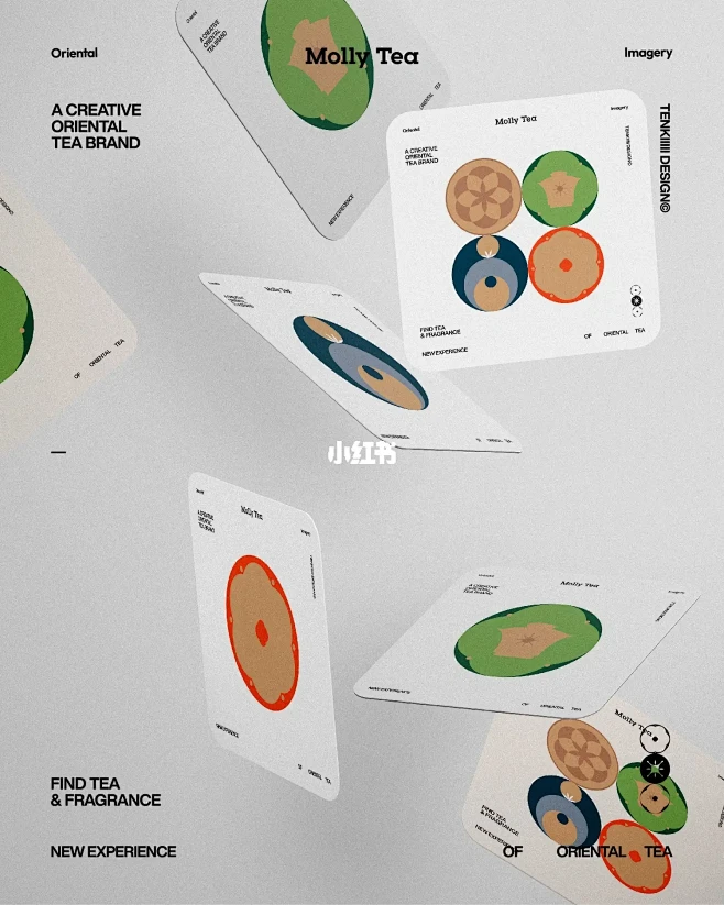 原创设计 | 茉莉奶白品牌图形纹样-花瓣网