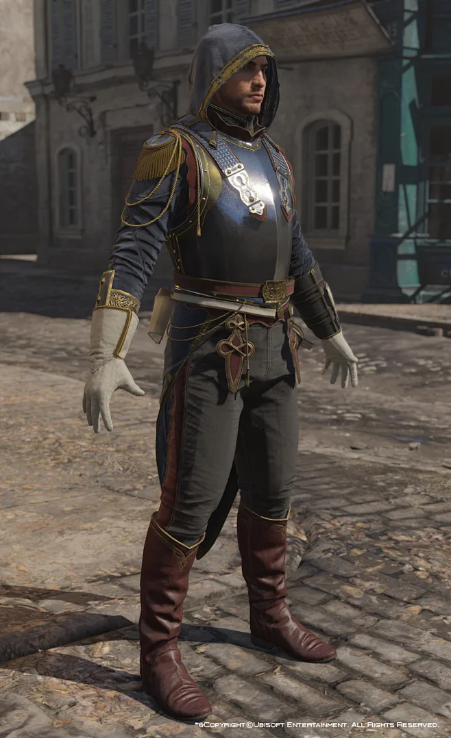 ArtStation - Assassin's Creed Unity, Avatar Napoleonic outfit four ...