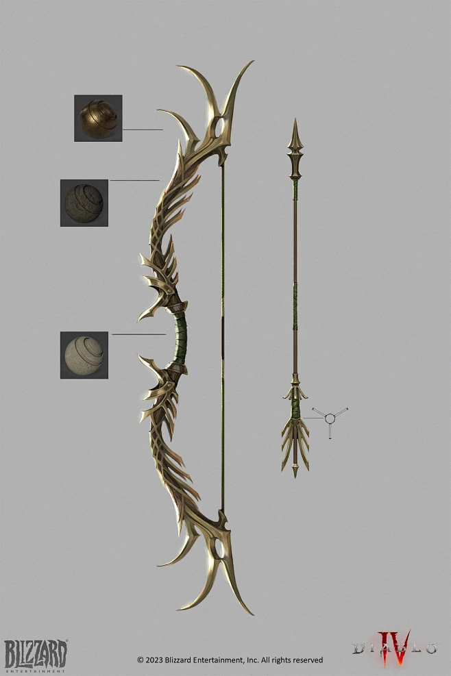 ArtStation - Diablo 4 Legacy weapon concept art-花瓣网