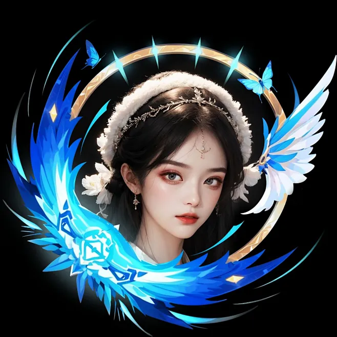 游戏动漫古风头像边框头像aigc-花瓣网