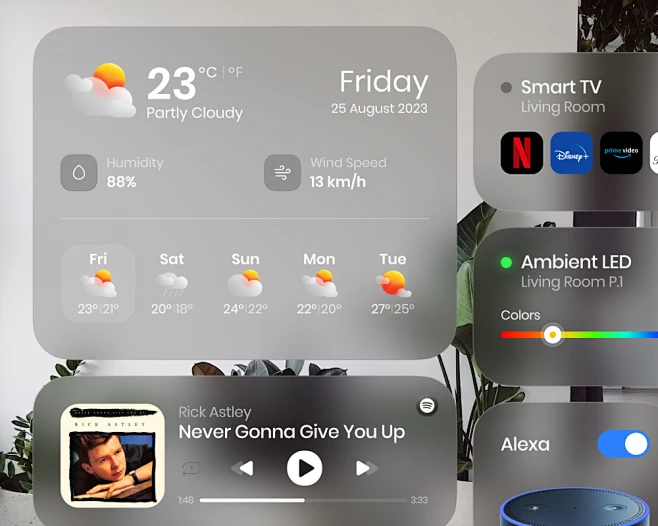 Homu Homu - Vision Pro OS V.2 by Rian Darma for Pixelz on Dribbble-花瓣网