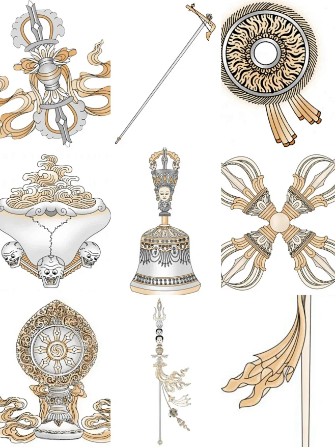 芝士|藏传佛教各类法器象征意义 - 小红书-花瓣网