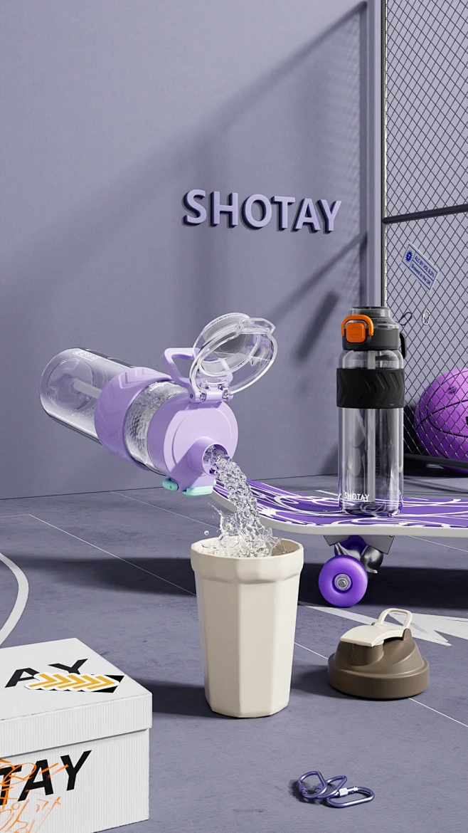 c4d oc 水杯渲染 #OC渲染 #3D渲染 #产品渲染 #C4D - 小红书-花瓣网