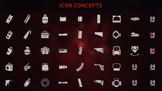 apocalypse blood co-op dead FPS game HUD Shooter UI zombie-花瓣网