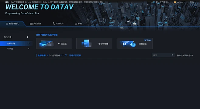 DataV - Powerful and Accessible Visualization-花瓣网