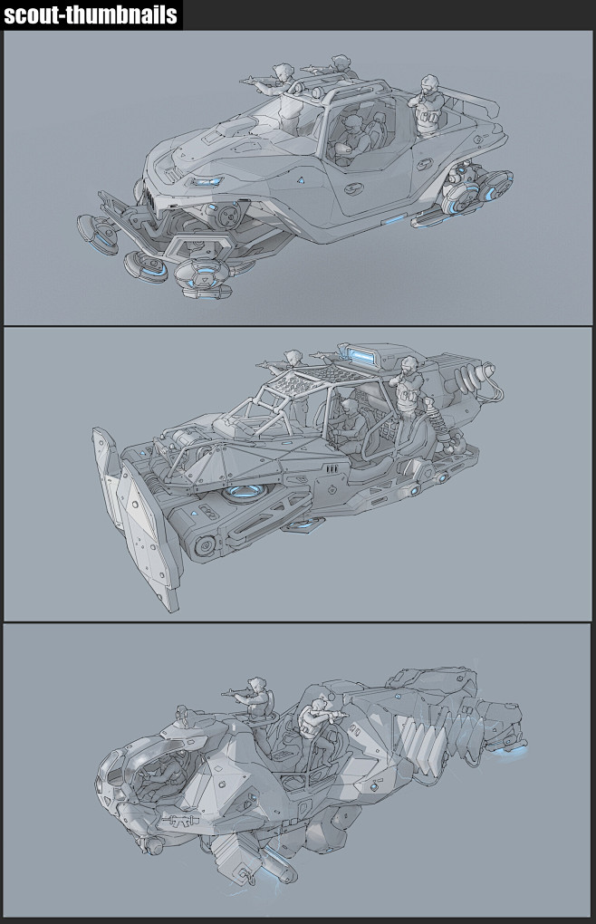 Vehicle design for the game project