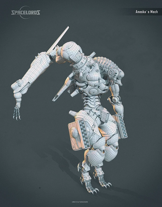 Aneska´s Mech, Javier Lopez (doses) : Aneska´s Mech from/spacelords ...