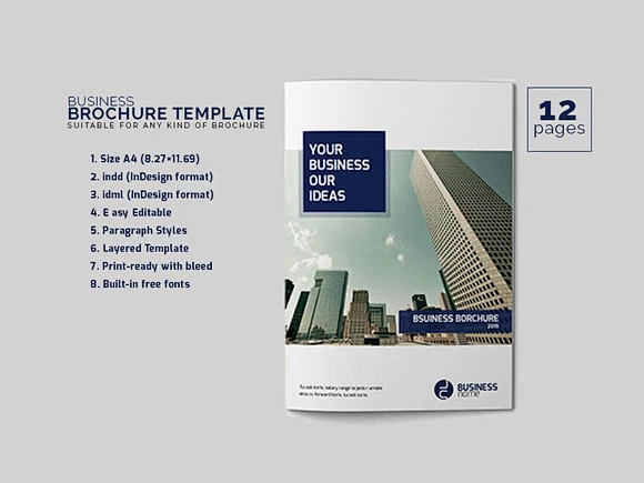 Multipurpose Business Brochure Template : Don´t waste time with ...