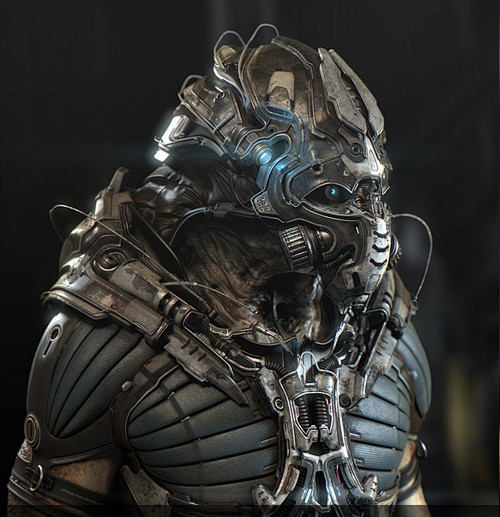 Alien Scientist by Ben Erdt - Valhallan Nebula(4D633)