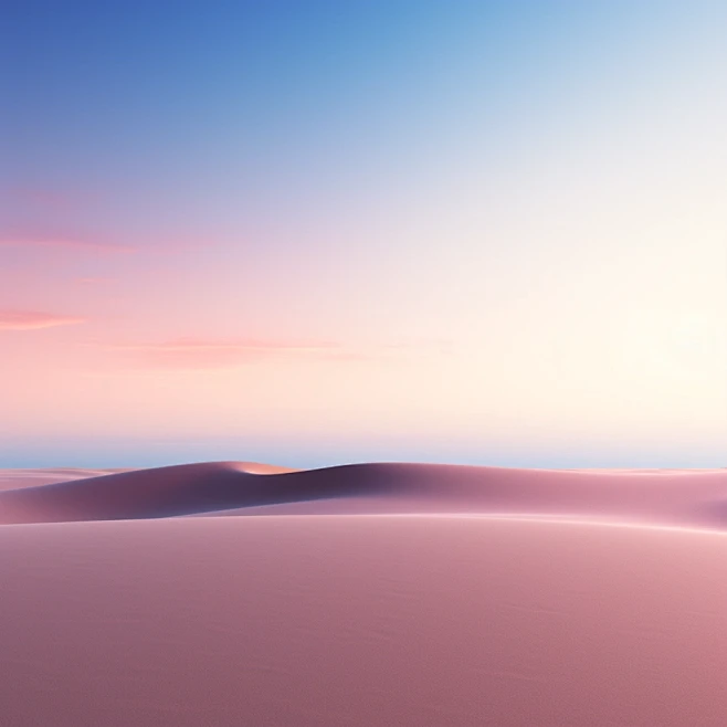 minimal dreamscape, liminal space, sunset, beach, sand, fog, sea, matte ...