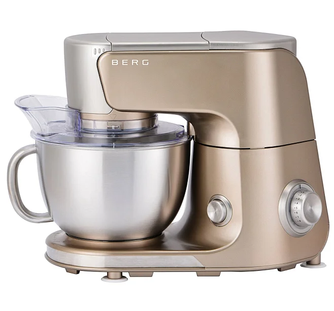 BERG 1000 WATT 4L ELECTRIC FOOD STAND MIXER WITH 4L Bowl, Splash Guard ...