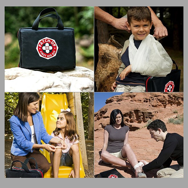 Amazon.com : Patch-Up First Aid Kit (300 Pieces-40 Unique Items) Ideal ...