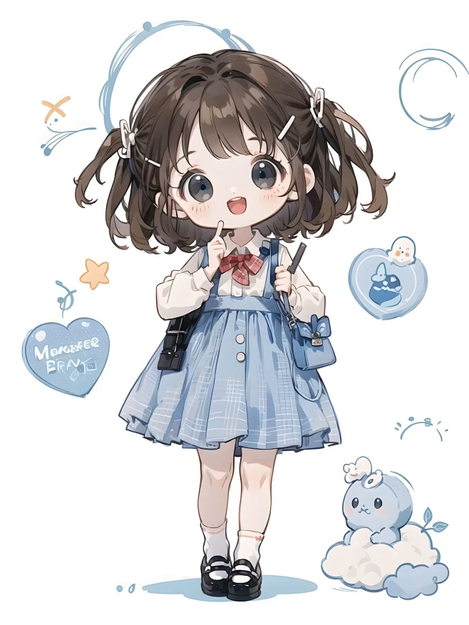 #QQ人 #q版人物 #人设 #q版 #q版头像 #女生头像 #Ai绘画 #MewXAI 此图片由@MewXAI 制作生成。-花瓣网