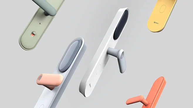 device industry design light lock Smart handle ID industrial design ...