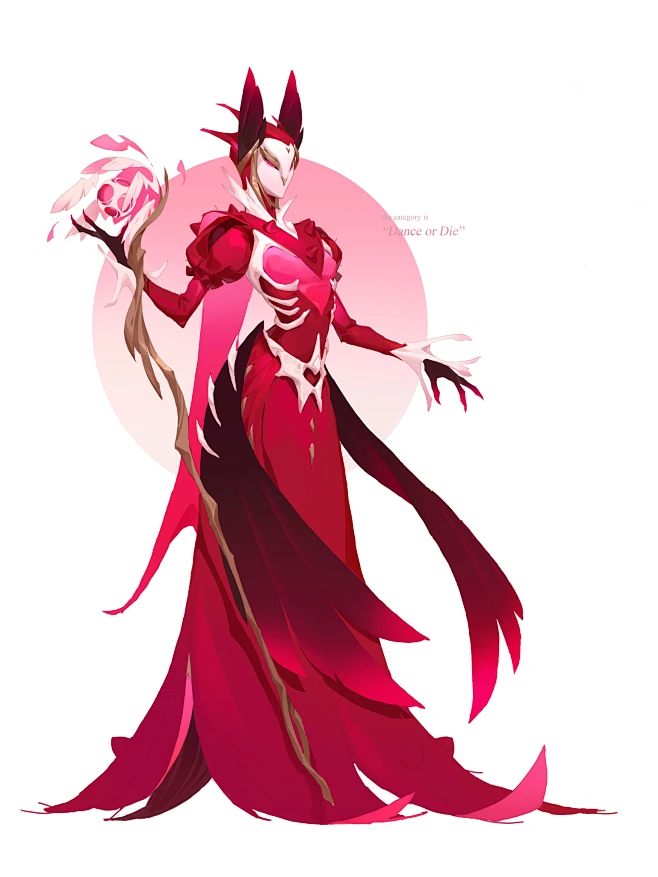 Lady in Red-花瓣网