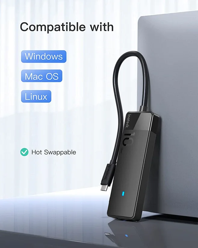 Amazon.com: Inateck USB 3.2 Gen 2 Speed, USB C to USB Hub with 4 USB A Ports, HB2025 ...