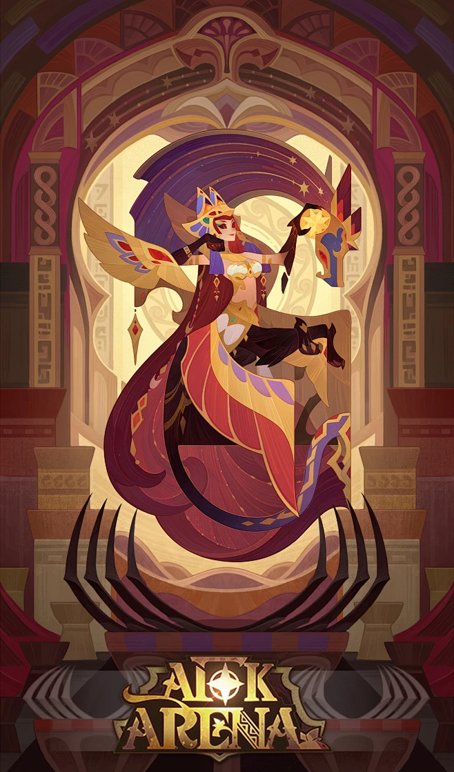 Afk arena-Background Design Of Characters-花瓣网