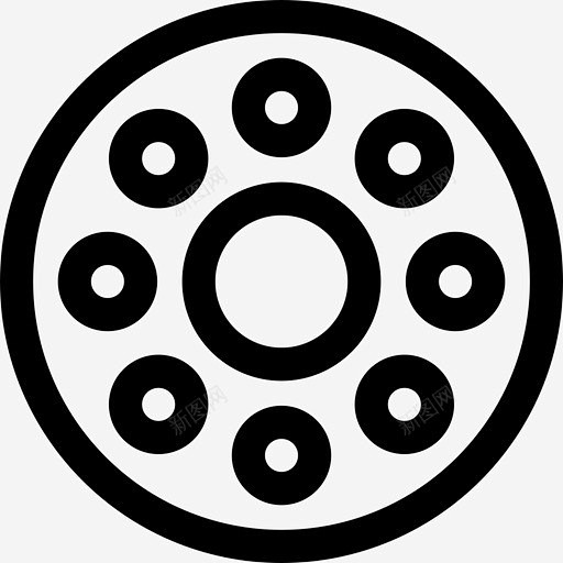 轴承圆摩擦图标 设计图片 免费下载 页面网页 平面电商 创意素材