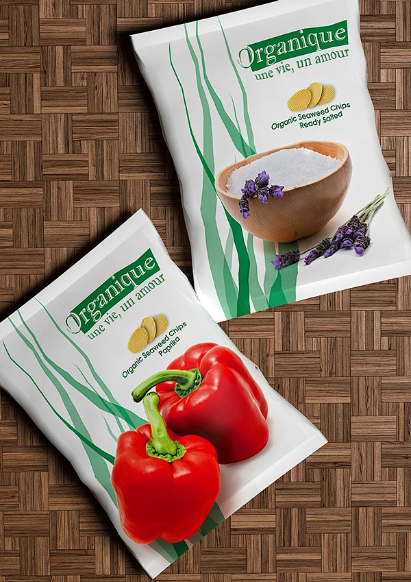 Organique : Package design for international organic chips producer ...