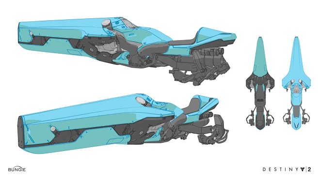 Destiny 2 - Sparrow 'Parade' concept, Alex Figini : Destiny 2 - Sparrow ...