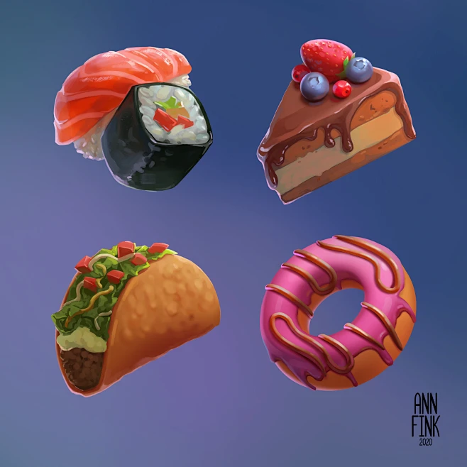 Food, Ann Fink-花瓣网
