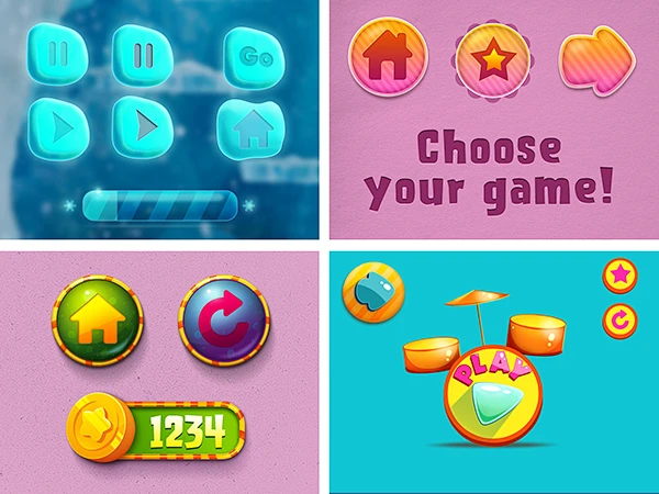 Game UI : game design, ui-花瓣网