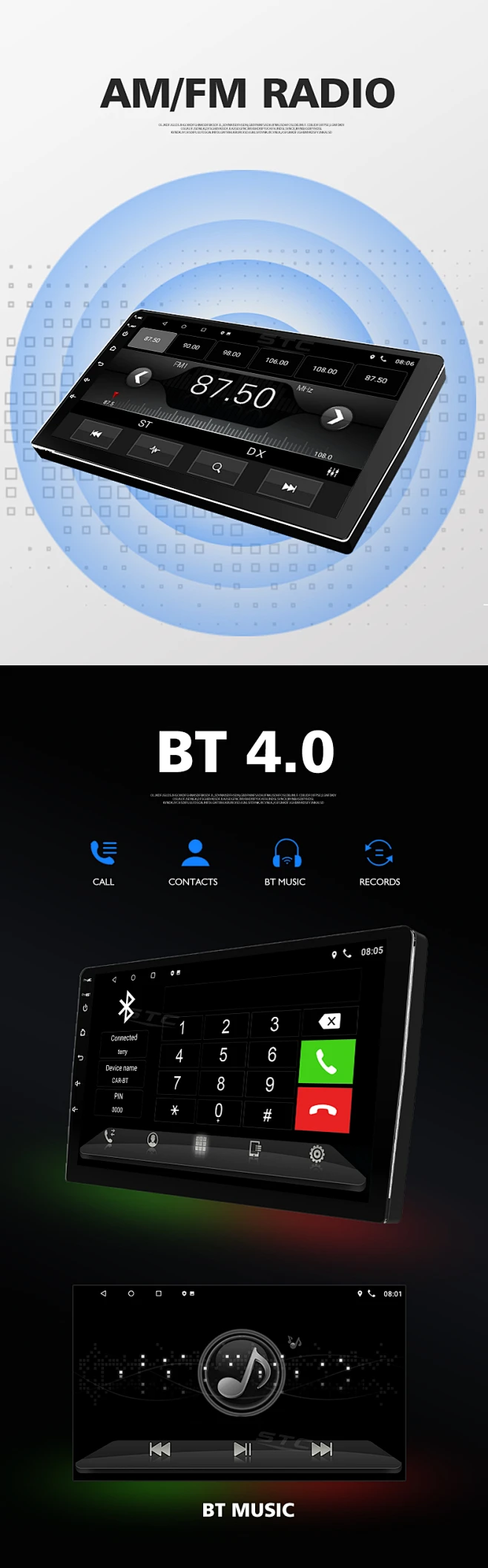 Android Large Screen Is Suitable For Changan Star 9 Dedicated Car Gps ...