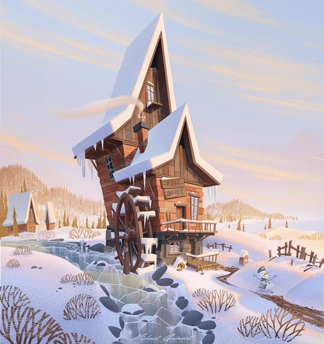 Grafit Studio Stylisation tutorial (+color process)-花瓣网