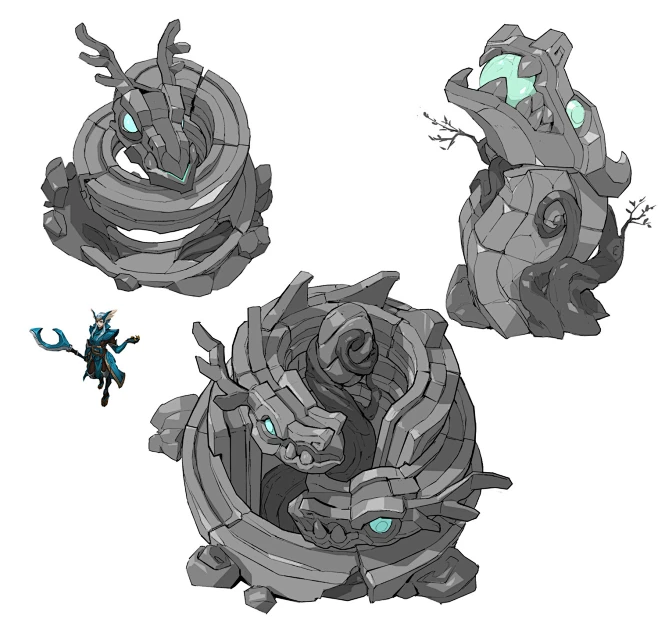 Moba map, Markus Lenz : Some designs for the moba of Dungeon Hunter ...
