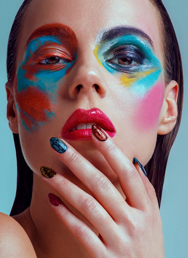 Colorize : Photography - Joanna Kustra, make up - Marcin Kulak, for Make up Trendy Magazine-花瓣网