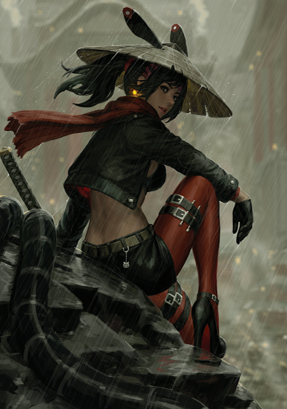 Guweiz（顾正炜），专注女性绘制，自学成才的95后高人气新锐概念艺术家。