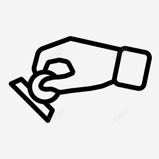 插入硬币货币投币口图标 页面网页 平面电商 创意素材