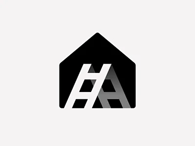 Ladder home warehouse construction building ladder house brand identity ...