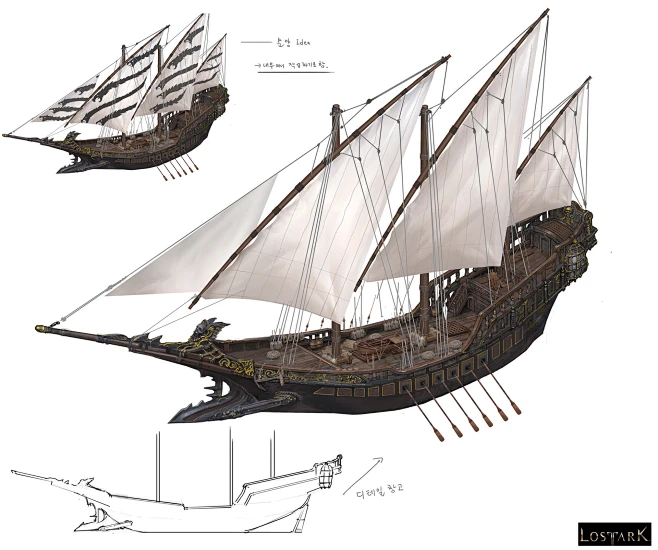 Pirate ship_LostArk, Hwanggyu Kim-花瓣网