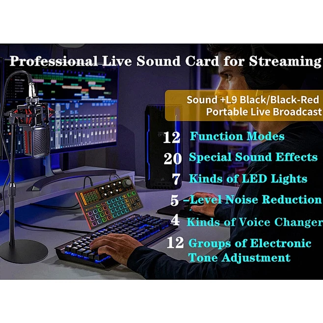 New Store Promotion *SPEAUDIO* SK300 Bluetooth Sound Card Live ...
